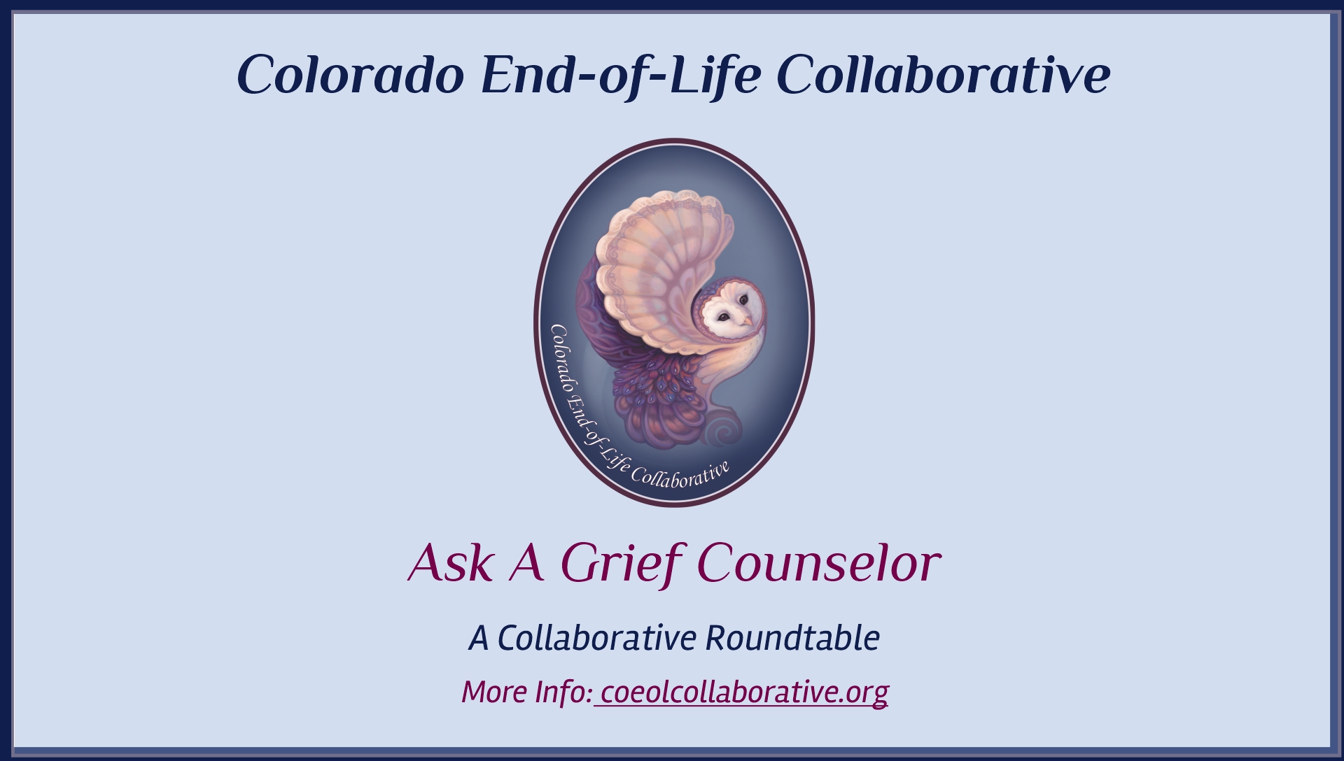 Collaborative Roundtable Discussion: Ask A Grief Counselor | June 2021 ...